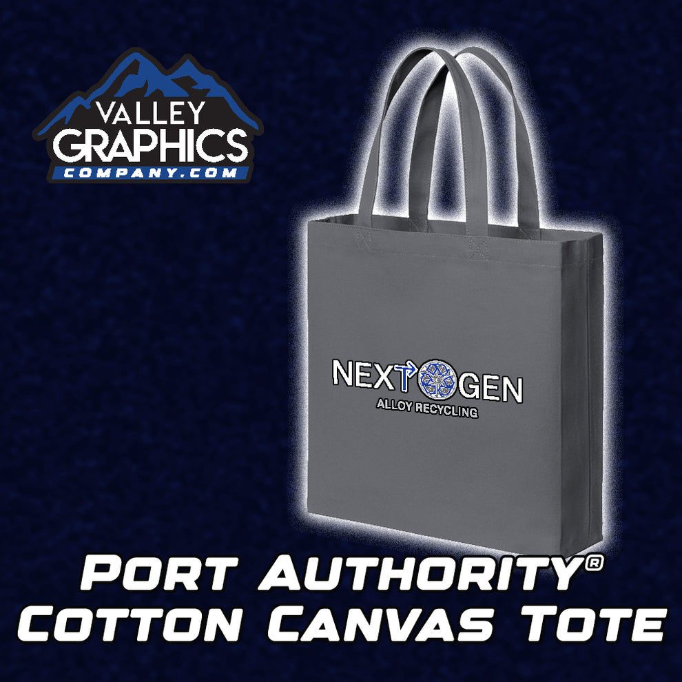 Cotton Canvas Tote - NextGen Alloy – Valley Graphics Company